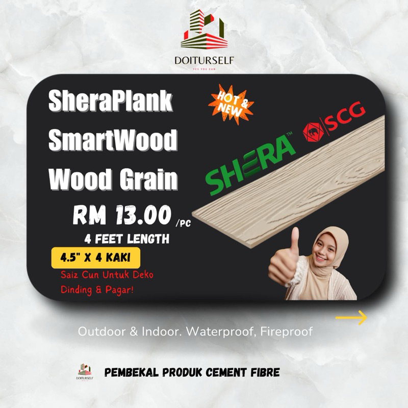 PLANK PAGAR SIZE 4KAKI X 4.5INCH | Shopee Malaysia