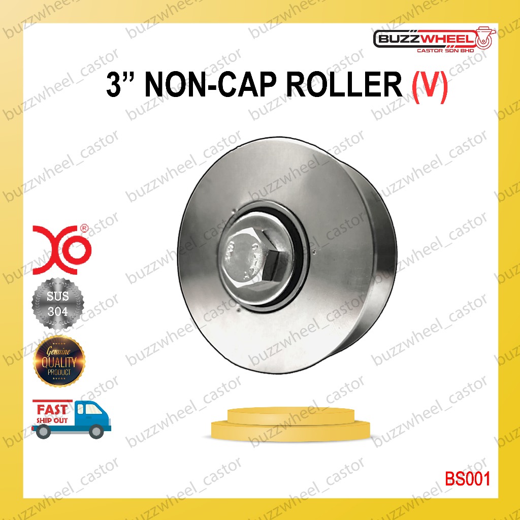 3'' BS001 (23MM V)(75MM X 23MM)304 STAINLESS STEEL NON-CAP SLIDING GATE ...
