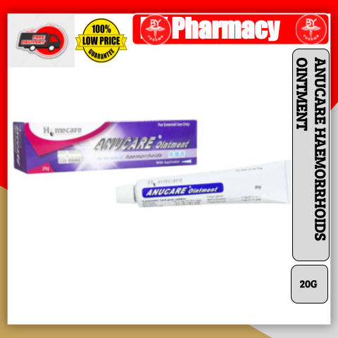Anucare Ointment (ubat sapu untuk buasir/HAEMORRHOID ) 20g | Shopee ...