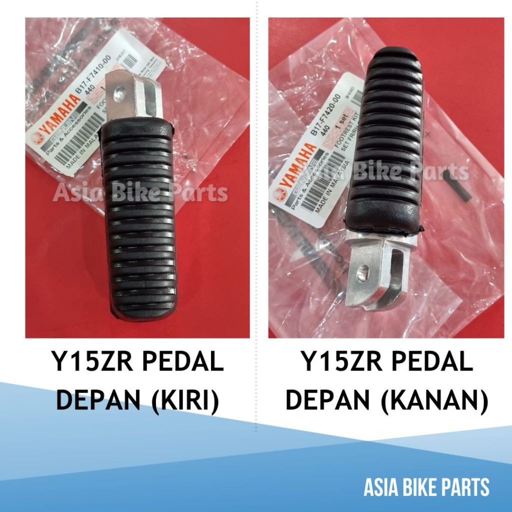 Yamaha Original Y15ZR Front Footrest Assy / Pedal Pemijak Depan - B17-F7410-00 / B17-F7420-00 ...
