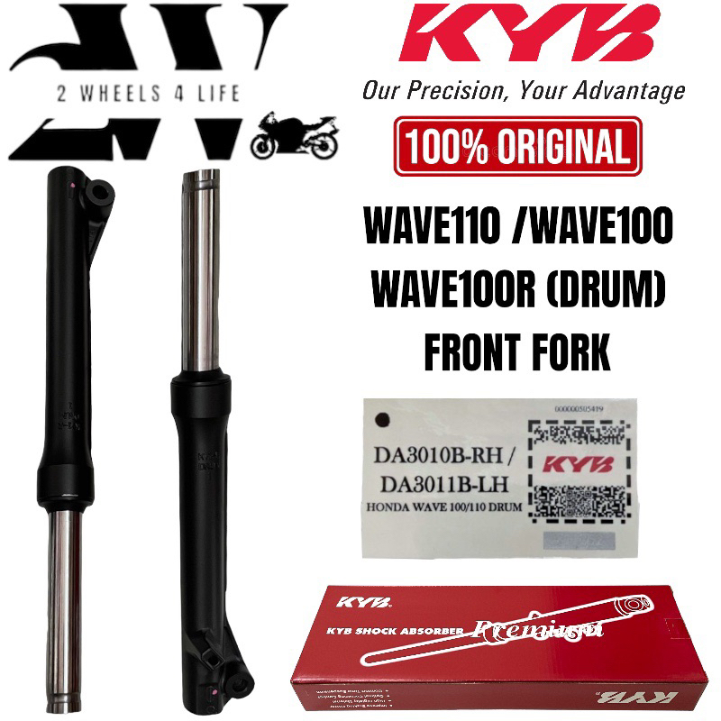 HONDA WAVE110 /WAVE100 /WAVE100R /WAVE100S (DRUM) FRONT FORK SET FRONT ...
