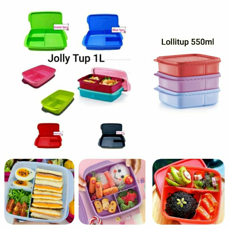 💥OFFER NOW💥Tupperware Jolly Tup (1) 1.0L / Tupperware Jollitup Lunch ...