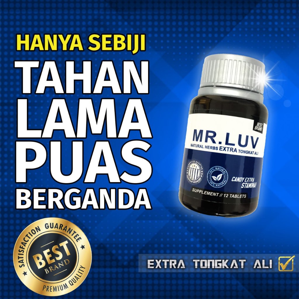 MR. LUV Stamina Fitness American Max Vitamin Solusi Ikhtiar Kaum Adam yang alami masalah Cepat ...
