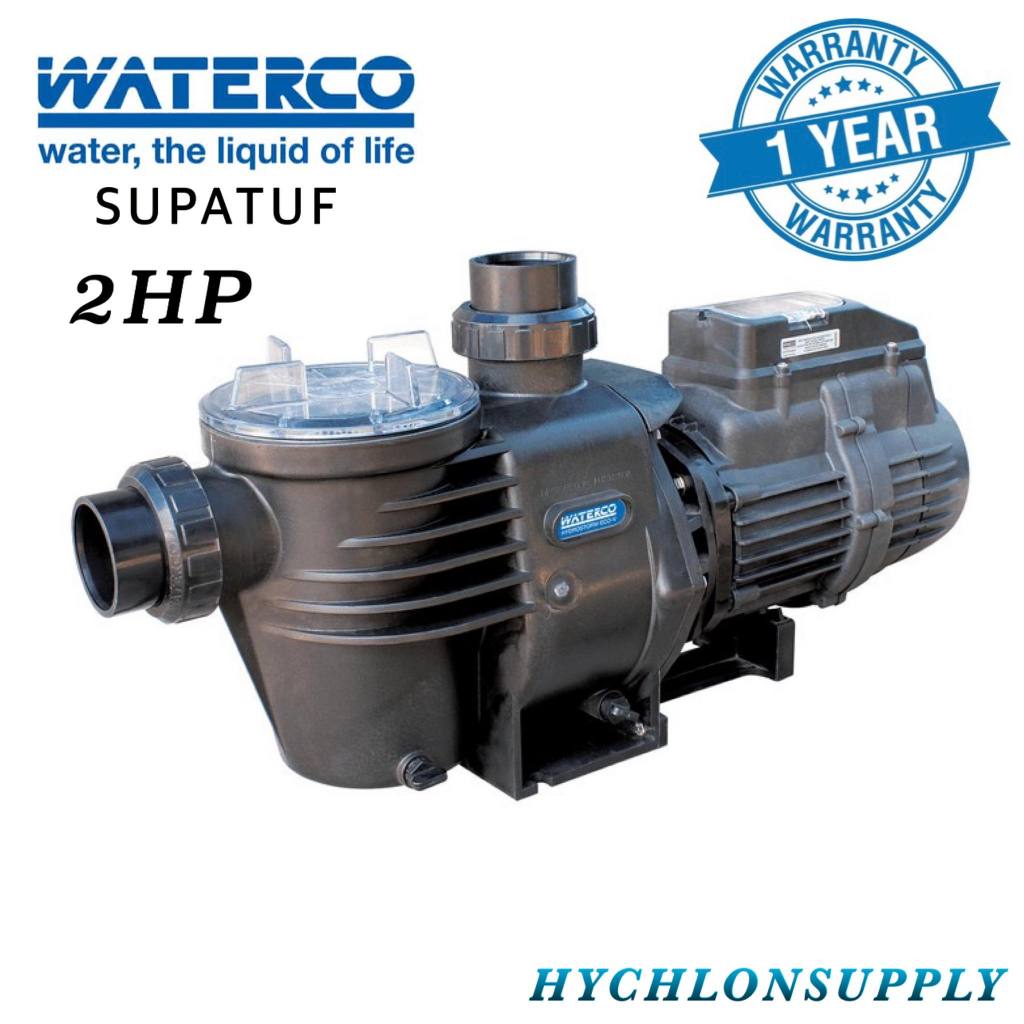 WATERCO SUPATUF 200 MK2 (2HP) Single Phase SWIMMING POOL PUMP WITH ...
