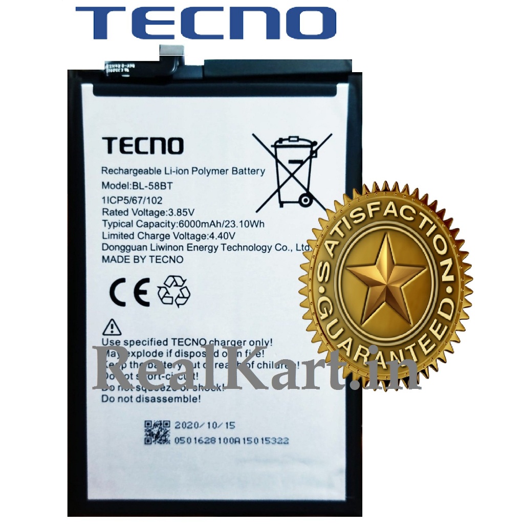 Tecno Spark 10 Pro 8c 10c 8p 8t 9 9t 7 6 Go 8 Air Cd7 Ke5k Ki5q Nfc Pop