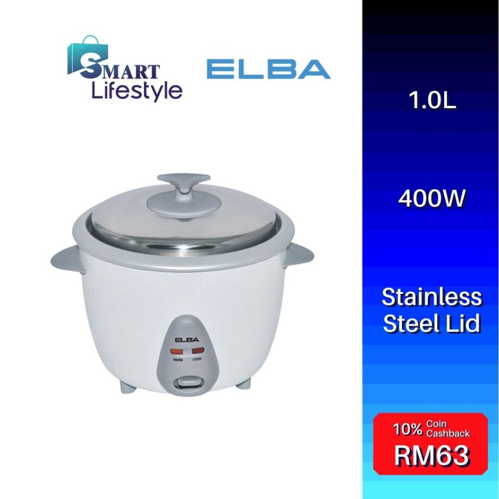 Elba Traditional Rice Cooker 1.0L ERC-1066T | Shopee Malaysia