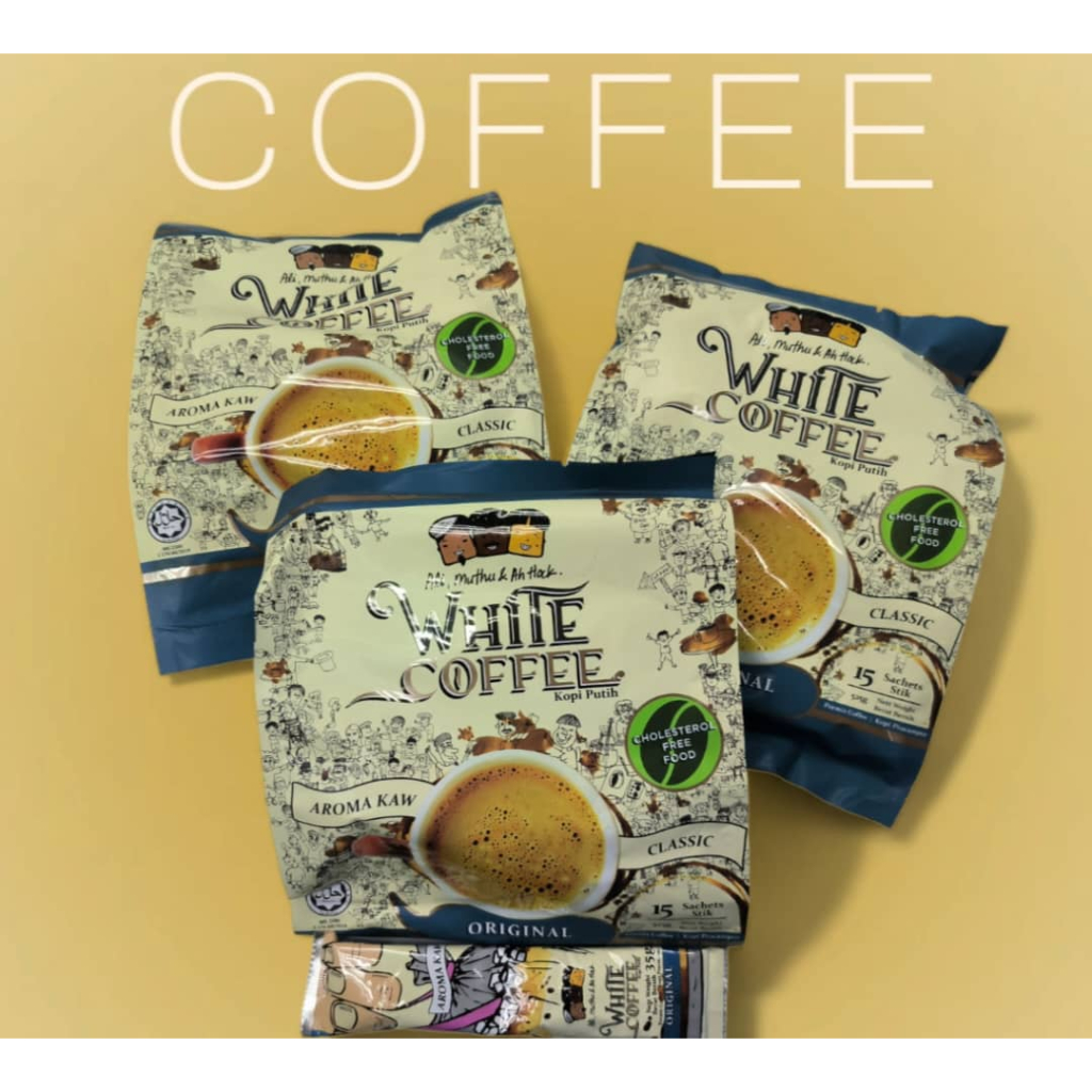 Ali, Muthu & Ah Hock White Coffee - Original (15s x 35g) | Shopee Malaysia