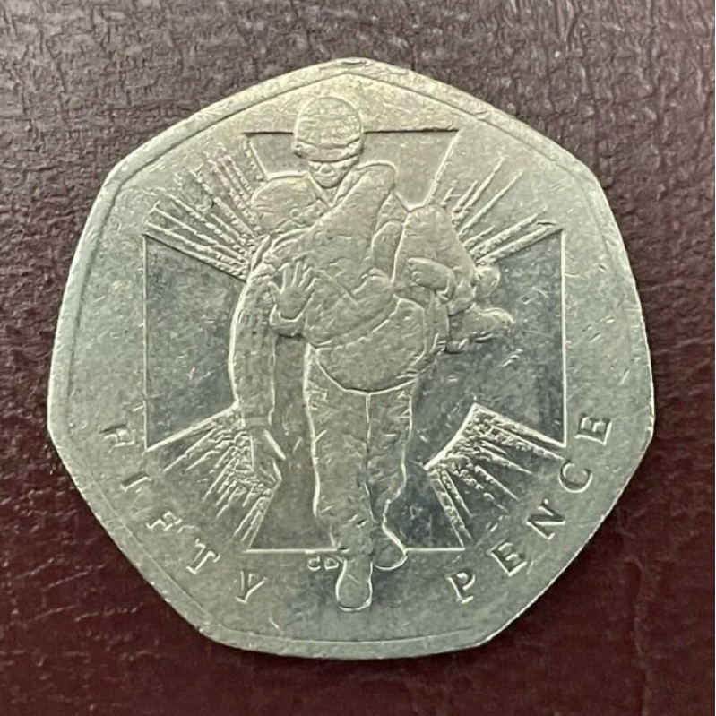 UK Coin - 50p: The 150th Anniversary of the Institution of the Victoria ...