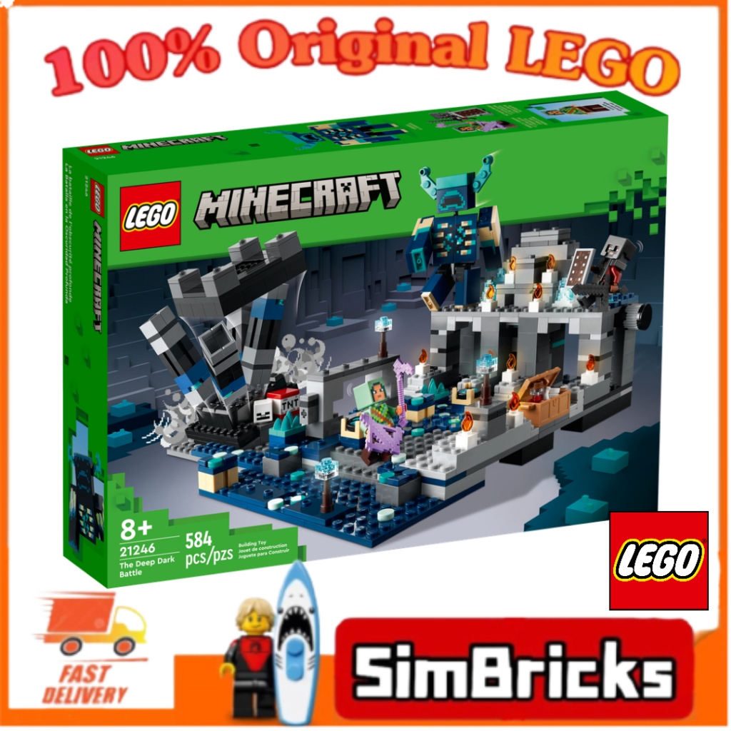(SimBricks) LEGO 21246 Minecraft® The Deep Dark Battle | Shopee Malaysia