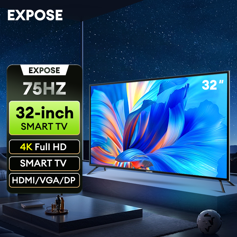 Smart TV 32 inch Android TV EXPOSE 4K Ultra HD LED Murah Television ...
