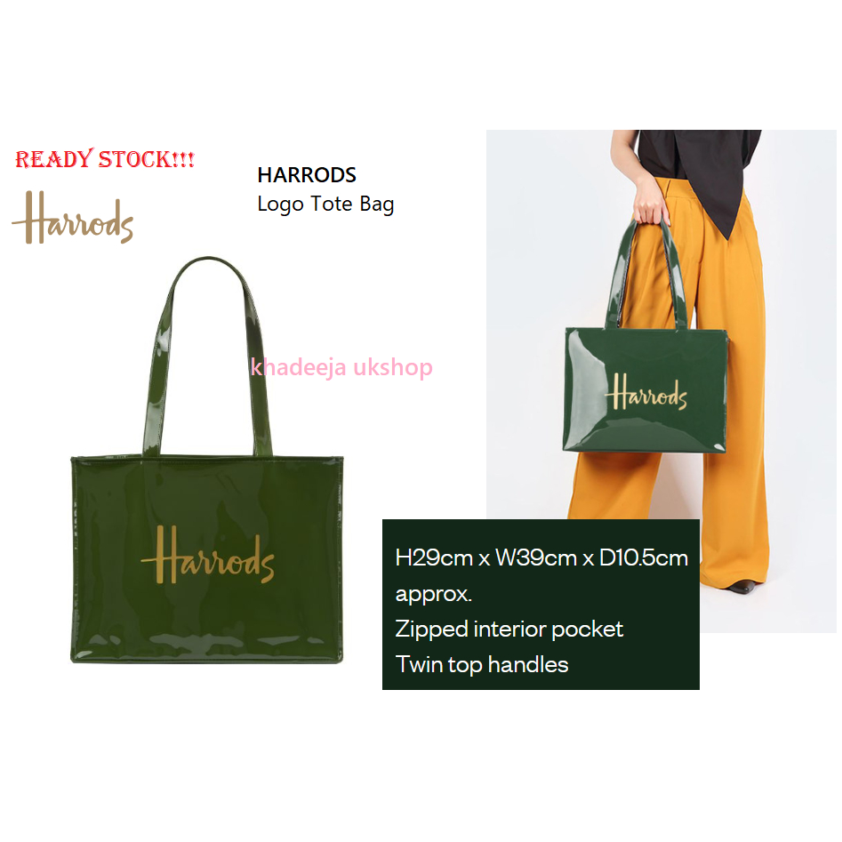 HARRODS Logo Tote Bag | Shopee Malaysia