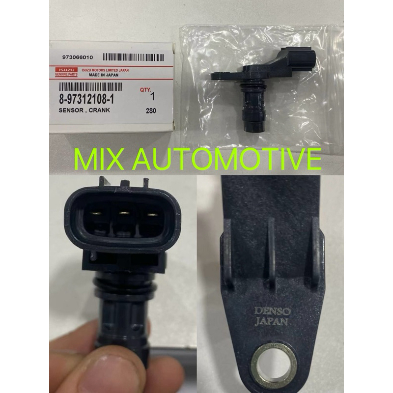 (100% ORIGINAL) ISUZU CRANK SENSOR 8-97312108-1 ISUZU D-Max DMAX TFR ...