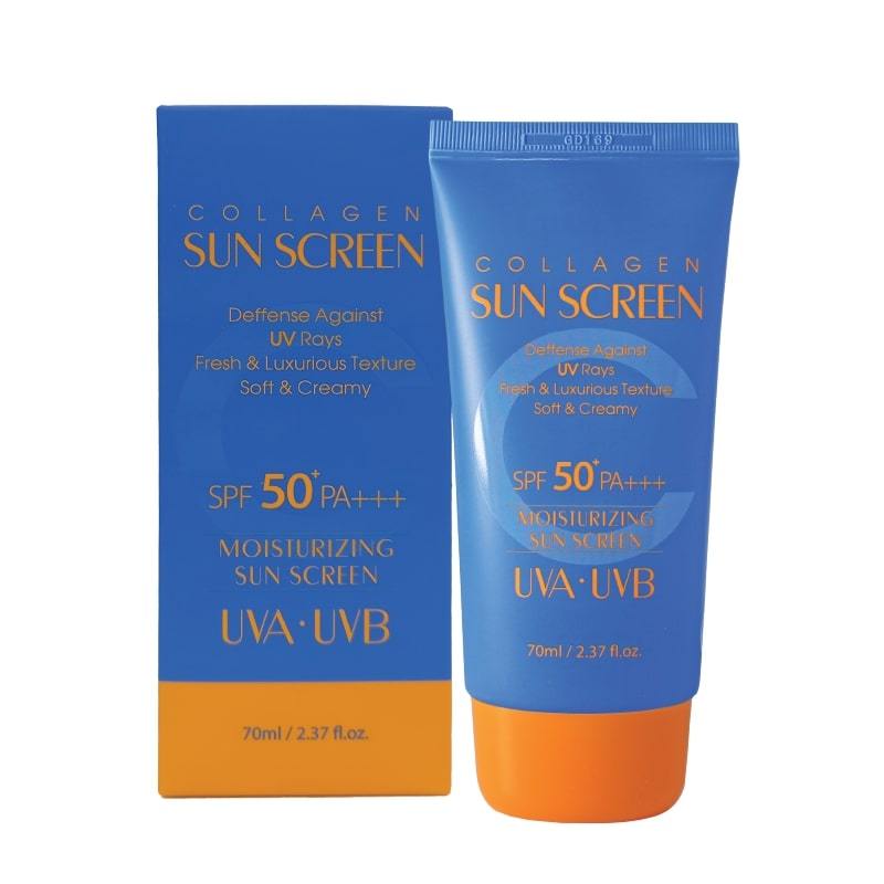 3W Clinic Collagen Sun Screen Moisturizing Sunscreen SPF50 70ml Broad ...