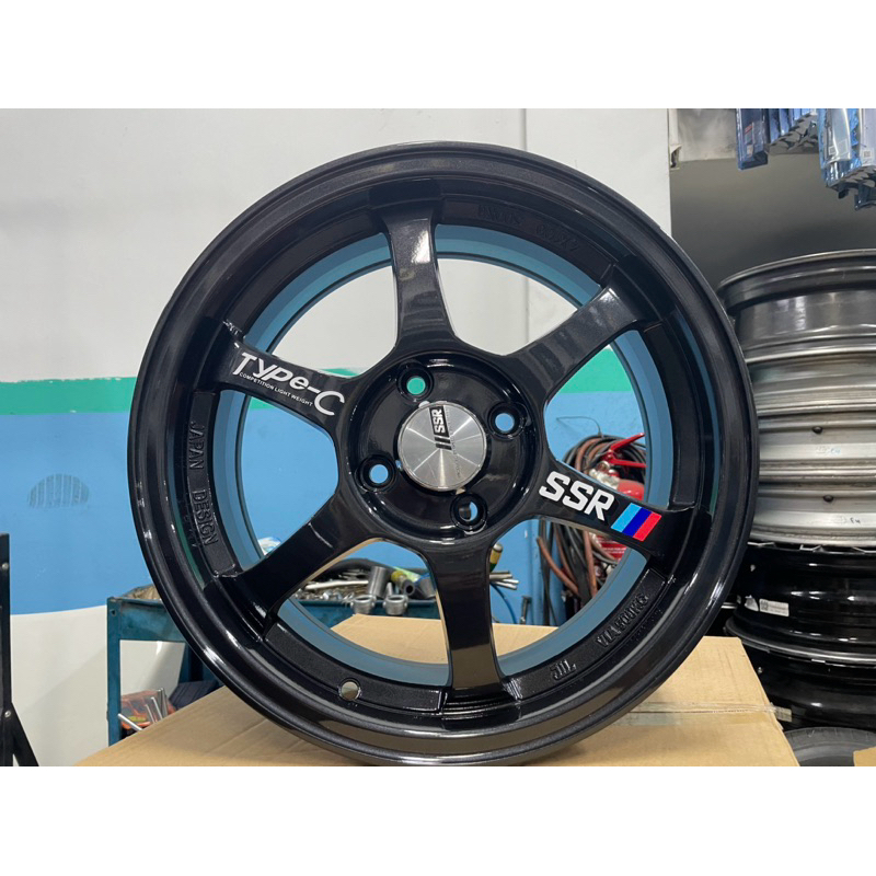 SSR Type-C 15 inch 6.5jj offset40 PCD: 4x100 Gun metal Bronze Matt ...