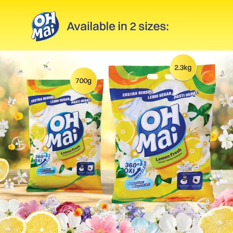 Oh Mai Powder Detergent 700g | Shopee Malaysia