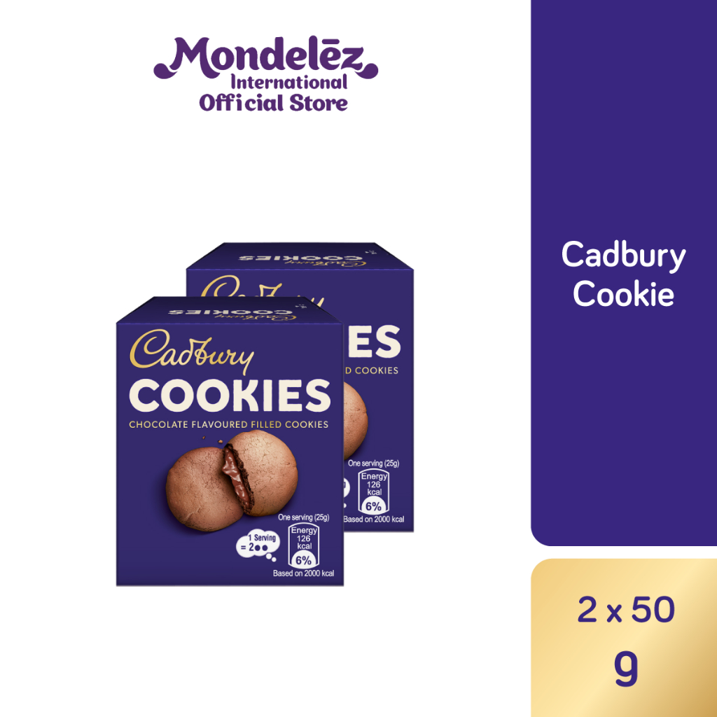 [Bundle of 2] Cadbury Cookies 50g | Shopee Malaysia