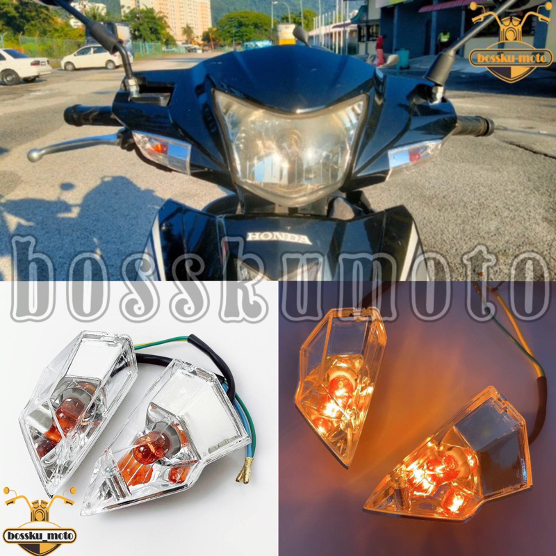 Honda Wave Alpha CX110 Wave CX110 Front Signal Set Acc Clear | Shopee ...