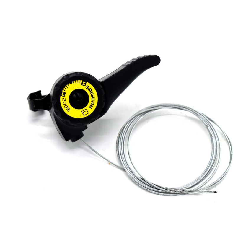 CANDY SAIGUAN BICYCLE 3*8 LEFT RIGHT SPEED GEAR CABLE SHIFTER LEVER FD ...