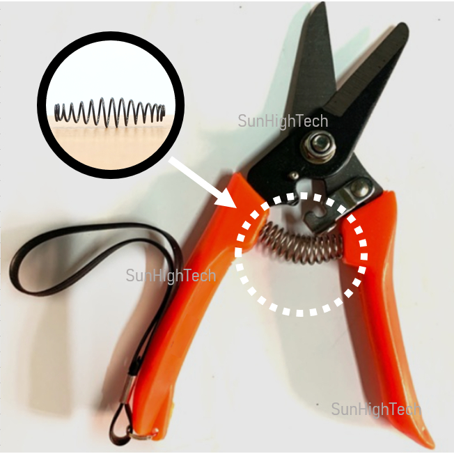 Pruning Shears Compression Spring//Home Gardening Plant Hand Tools ...
