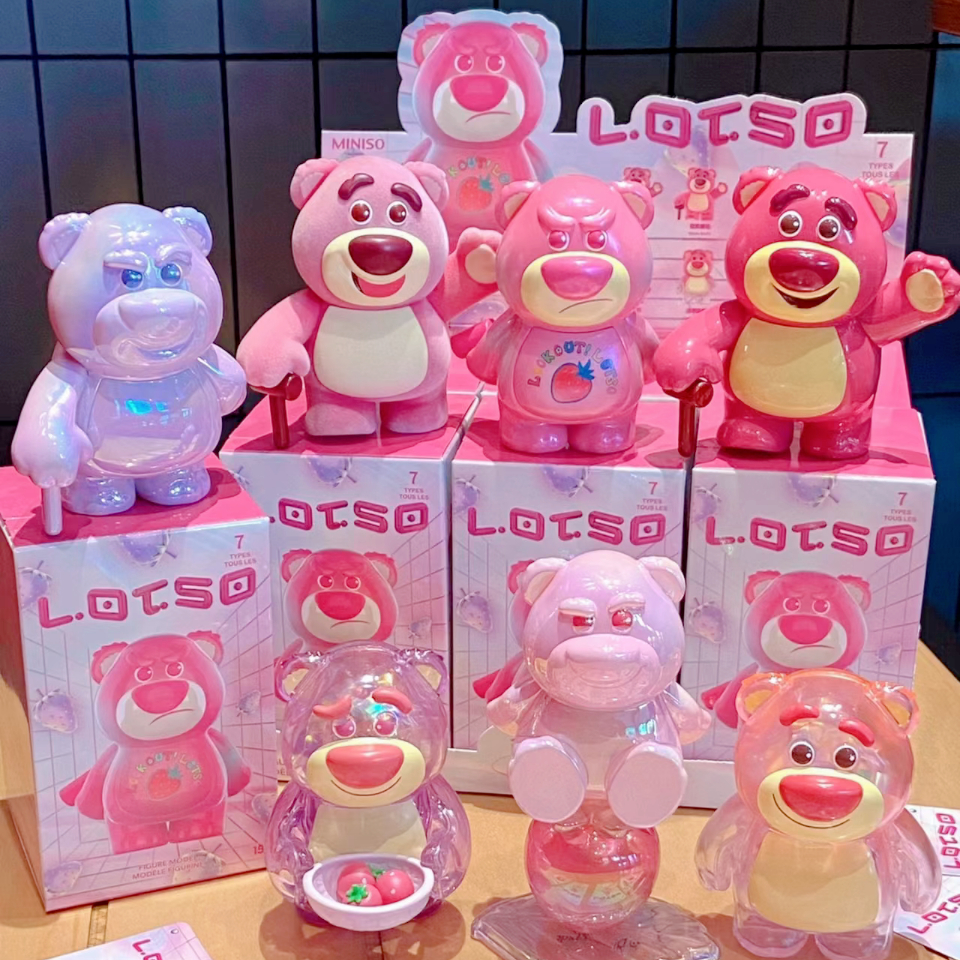 Miniso Disney Hundred Change Lotso Series Blind Box 名创优品迪士尼百变草莓熊系列盲盒 ...