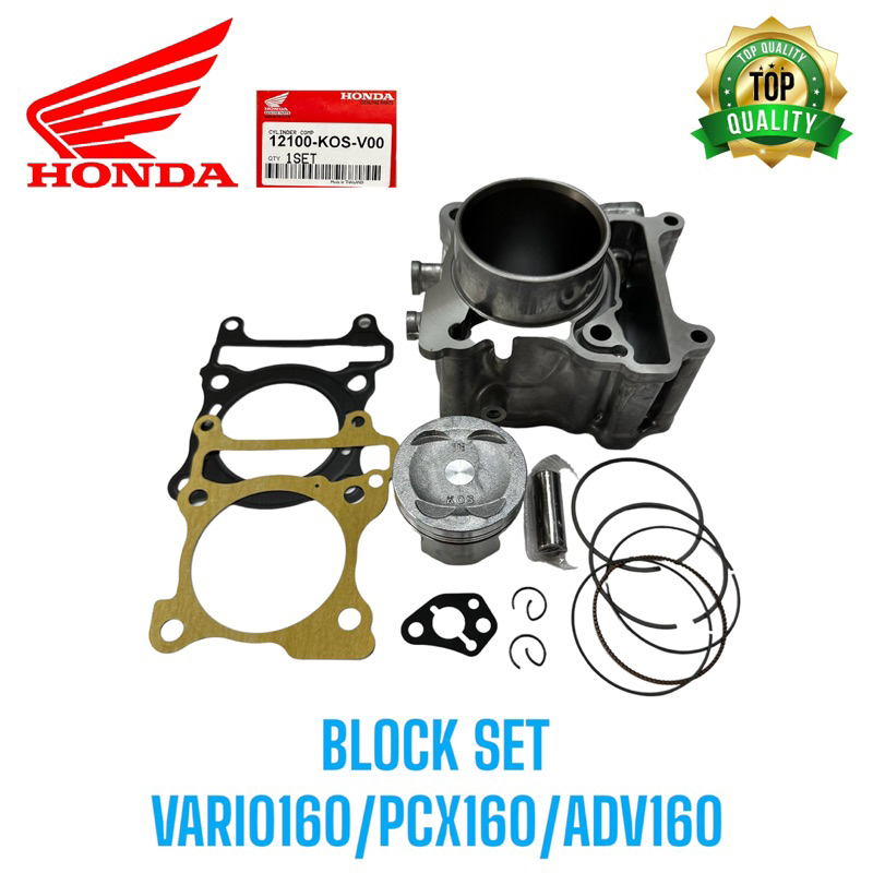 HONDA BLOCK SET ADV160 VARIO160 PCX160 12100-KOS-V00 | Shopee Malaysia