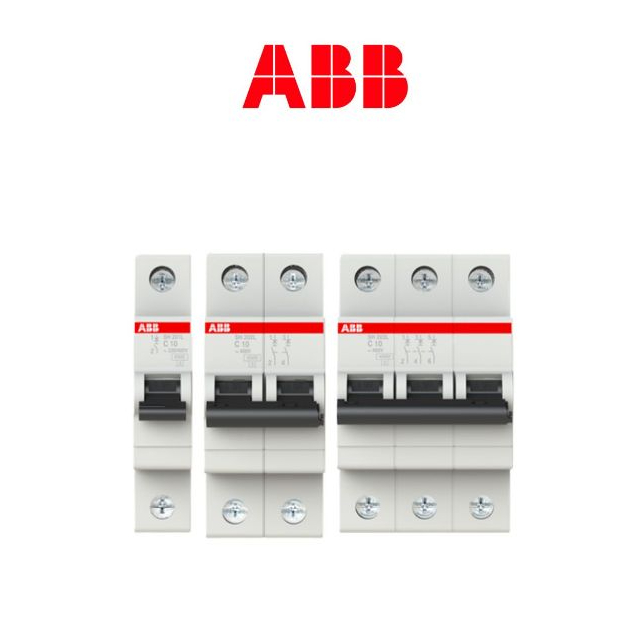 (SPECIAL PROMOTION) ABB MINIATURE CIRCUIT BREAKER (MCB) 1 POLE,2 POLE & 3 POLE, (6kA) | Shopee ...