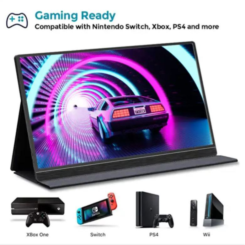 READY STOCK 15.6" Portable Monitor PS4 PS5 Xbox Notebook TYPE-C for ...