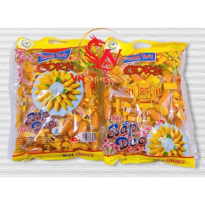 Vietnamese Sweet Corn Candy 1kg - Kẹo Bắp 1kg (Keo Bap 1kg Vietnam ...