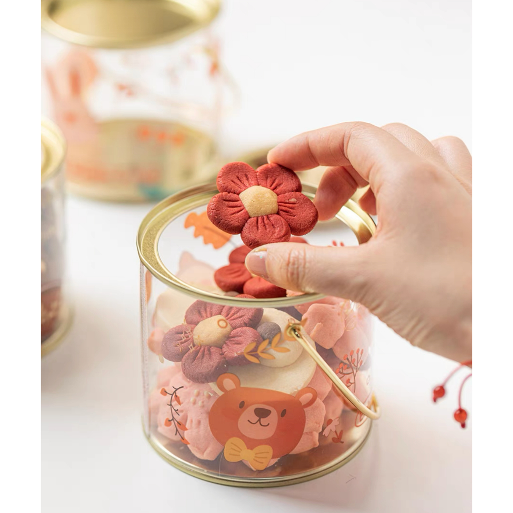 DOORGIFT JAR CONTAINER +LID+ HANDLE BALANG HANDMADE COOKIES CHOCOLATE ...