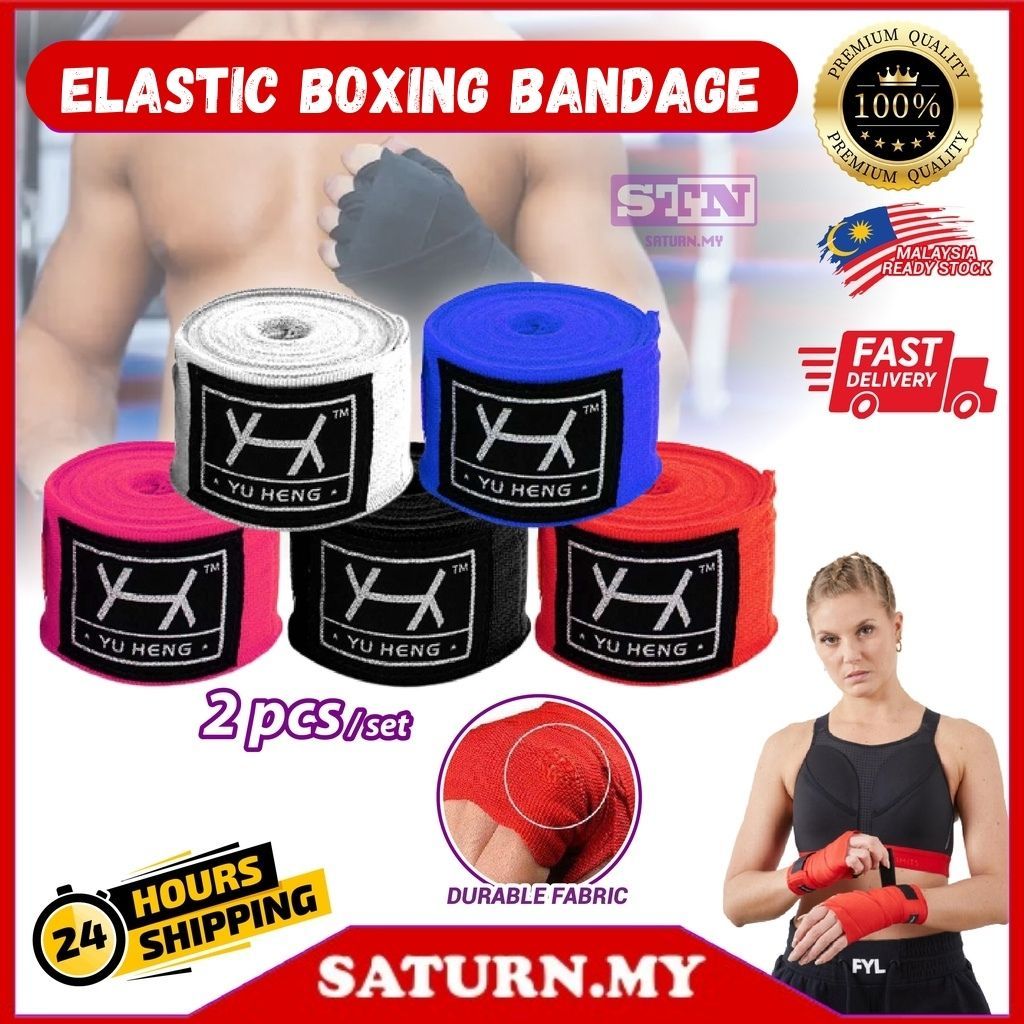 【STN】2PCS Boxing Hand Wrap MMA Bandage Wraps 5M Handwrap Muay Thai Gloves Bandages Kickboxing ...
