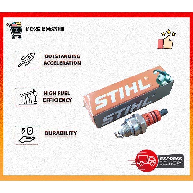 STIHL Spark Plug Mesin Rumput Lawn Mower Brush Cutter Chainsaw | Shopee ...