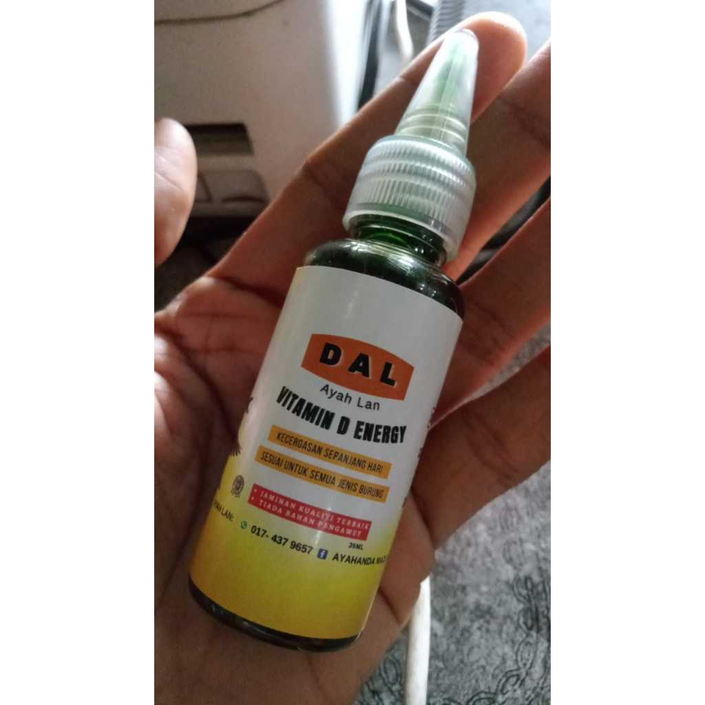 (HARGA 1 BOTOL)VITAMIN DAL/VITAMIN BURUNG/VITAMIN D ENERGY/VITAMIN ...