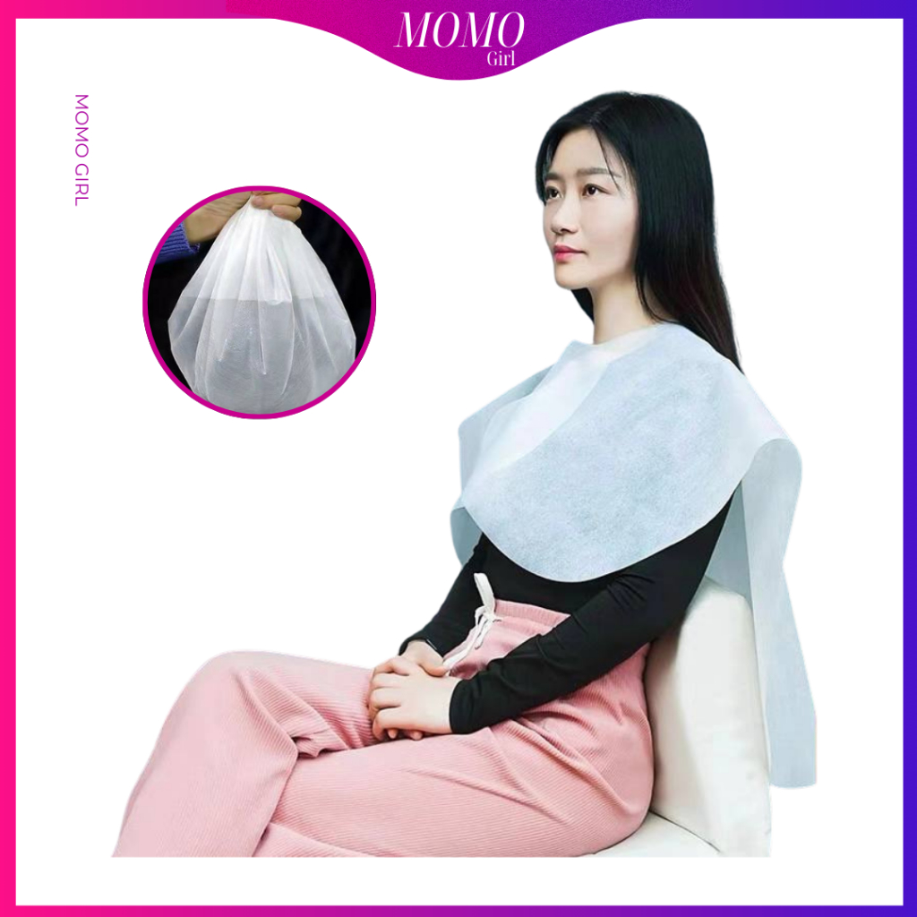 Disposable Cape Hair Color Chemical Waterproof Apron 80cm X 80cm Salon ...
