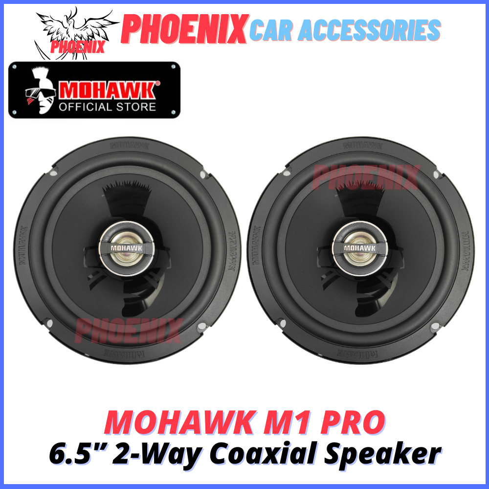 6.5''📢MOHAWK M1 PRO SILVER Series 6.5 INCH 2 WAYS COAXIAL SPEAKER M1-625pro PERODUA PROTON ...