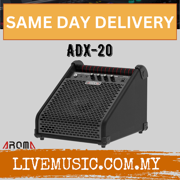AROMA ADX20 Drum Amplifier 20watts Active Speaker ( ADX-20 / ADX 20 ...