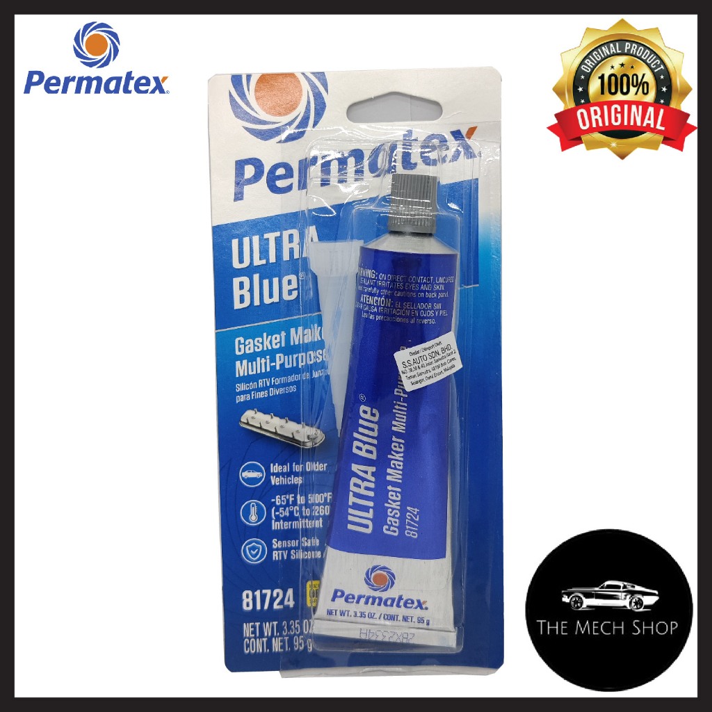 (100% Original) Permatex Ultra Blue 77BR RTV Silicone Multi Purpose ...