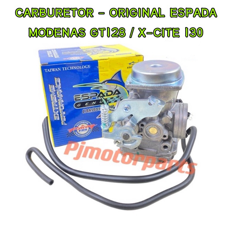 MODENAS GT128 - GT 128 / X-CITE 130 ( ORIGINAL ESPADA ) CARBURETOR ...