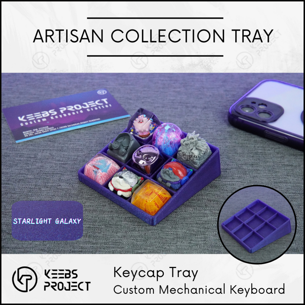 [READY STOCK] Artisan Keycaps Collection Storage Tray Display Box (3x3 ...