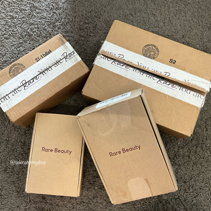 EXCLUSIVE READY STOCK RARE BEAUTY by Selena Gomez Shipping Box | Shopee ...