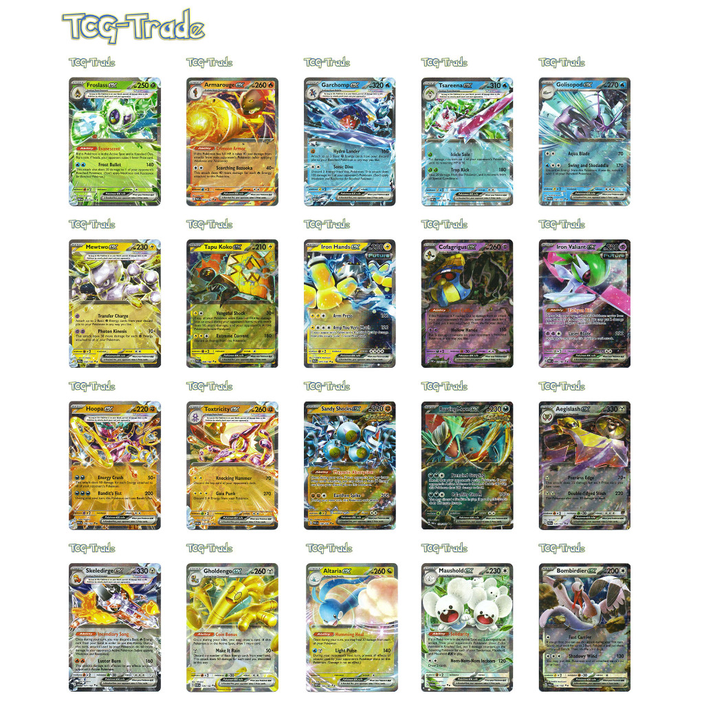 [Pokemon TCG Singles] SV4 Paradox Rift - Holo Rare EX - Double Rare ...