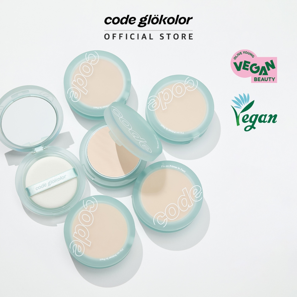 THE FACE SHOP Code GloKolor Fix-On Make-up Powder Primer 11g - Minimize ...