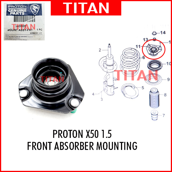100% ORIGINAL Proton X50 1.5 Front absorber mounting 1PC | Shopee Malaysia