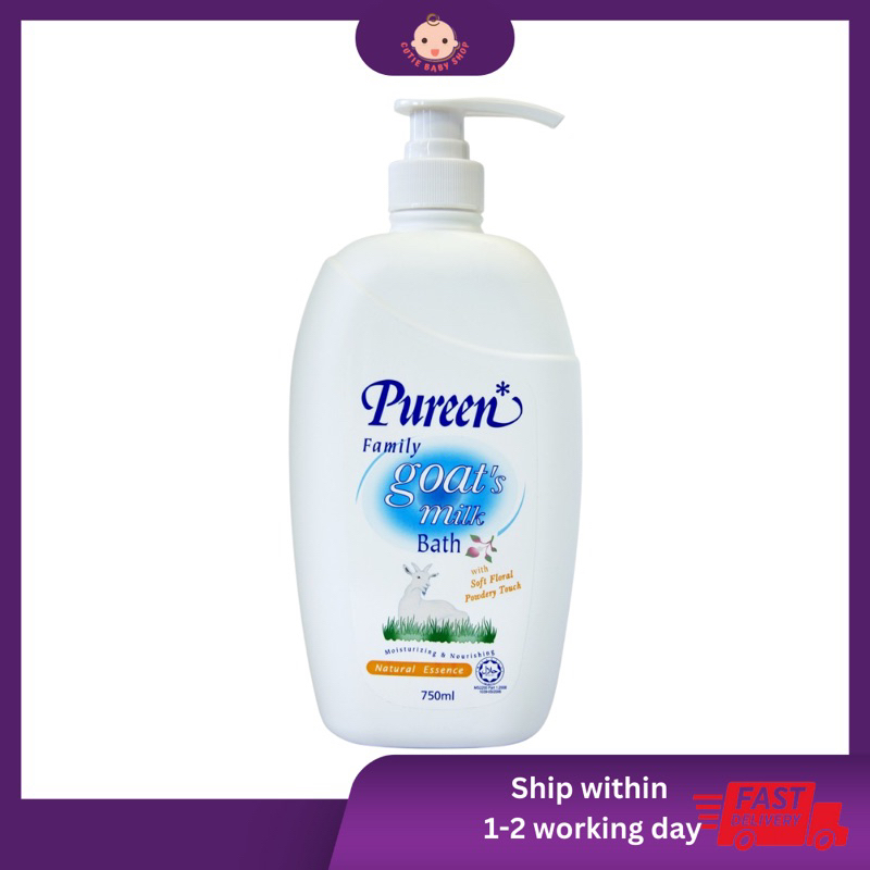 Pureen Family Goats Milk Bath (750ml) | Shopee Malaysia