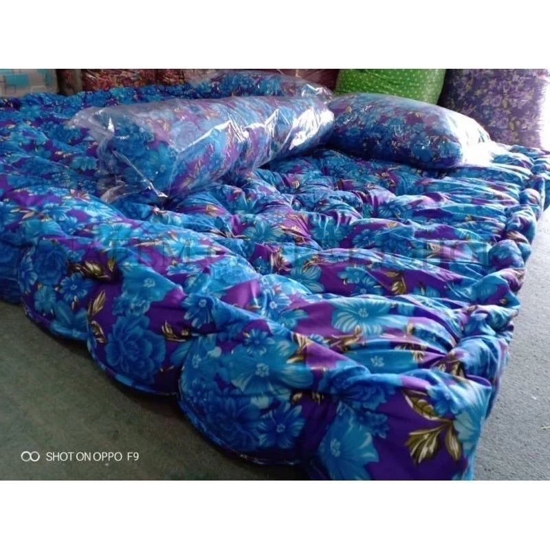 TILAM KEKABU EXTRA TEBAL COMPLETE SET + 2PCS BANTAL + 1PC BANTAL PELUK🔥 ...