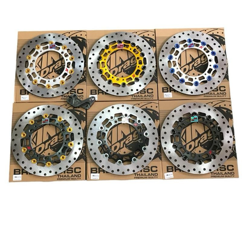 NMAX NVX155 V1 V2 KING DRAG 260MM 10 PIN FLOATING FRONT DISC PLATE DISC ...