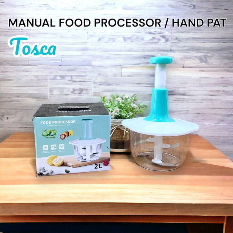 🔥NEW ITEM🔥MANUAL FOOD PROCESSOR / HAND PAT 2L | Shopee Malaysia