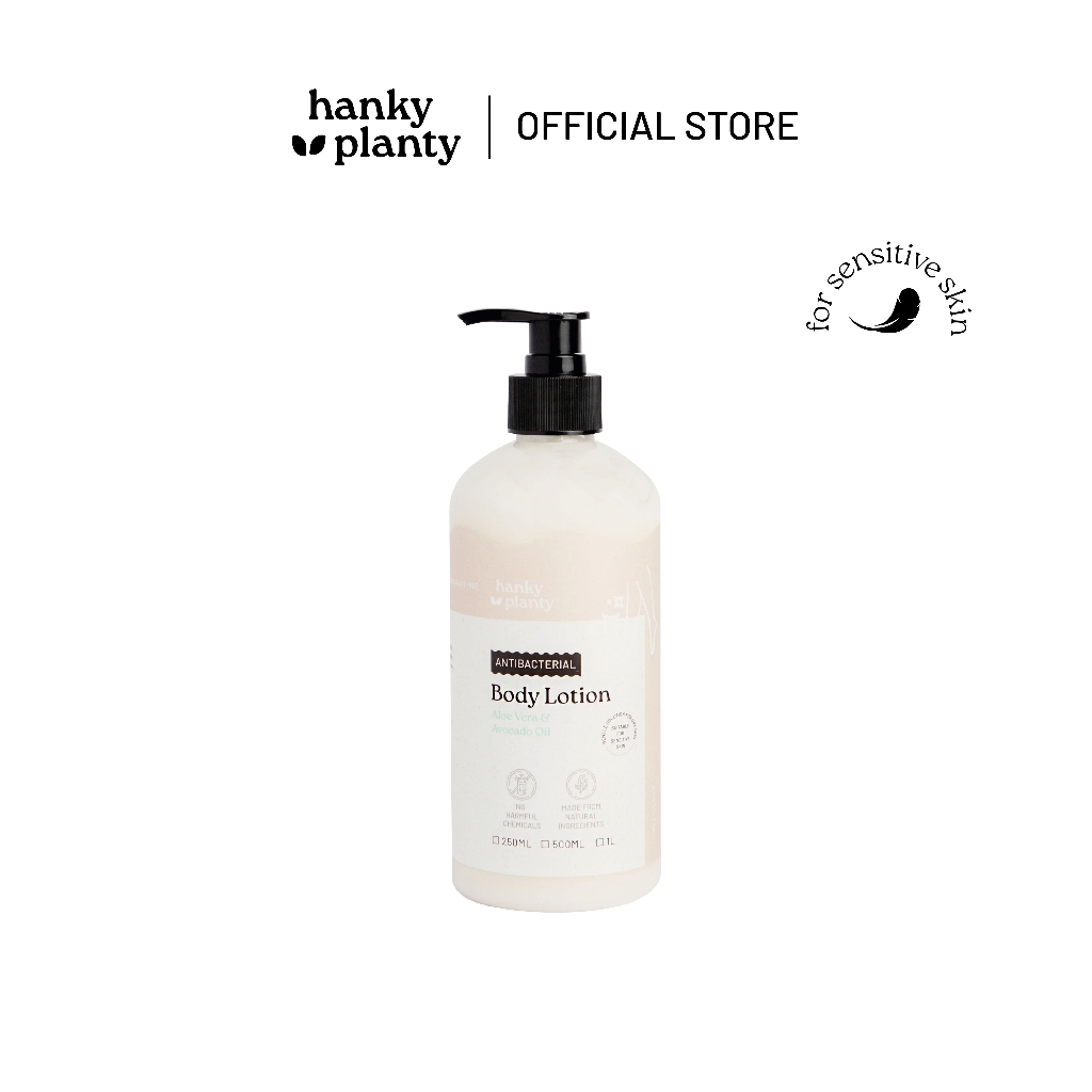 Hanky Planty Antibacterial Body Lotion Aloe Vera And Avocado Oil 500ml