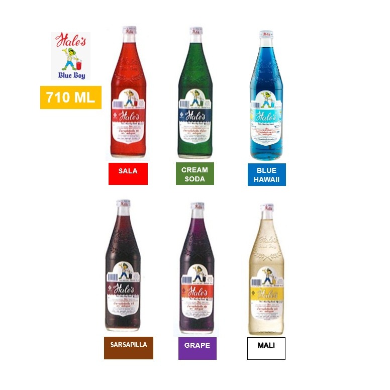 HALE"S BLUE BOY Concentrated Syrup / Sirap 710ML ( Sala / Cream Soda ...