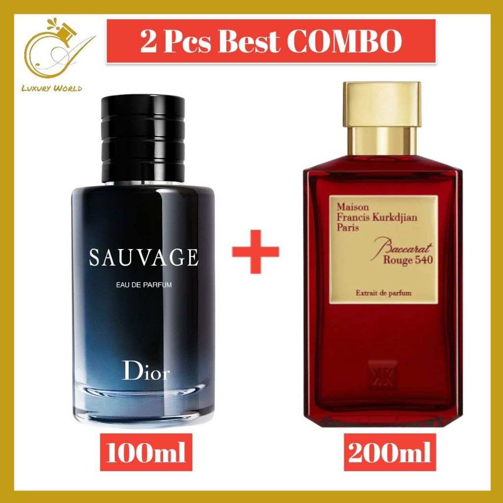 💯Ori 2pcs Combo (Savuge EDP 100ml For male + 540 Red 200ml For Male ...