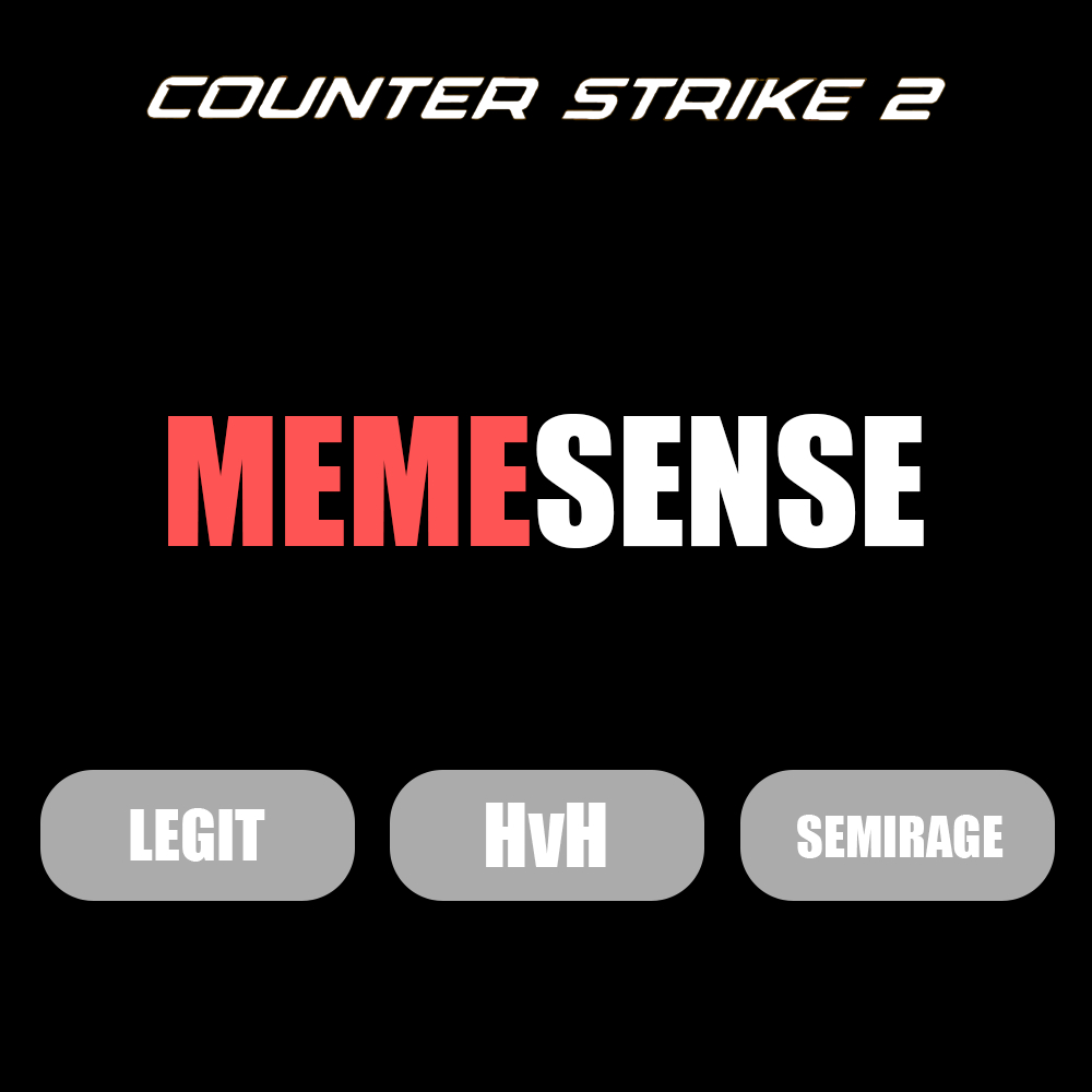 [CS2] MEMESENSE.GG (CS2 HACK / SEMI/LEGIT CHEAT) | OFFICIAL RESELLER ...